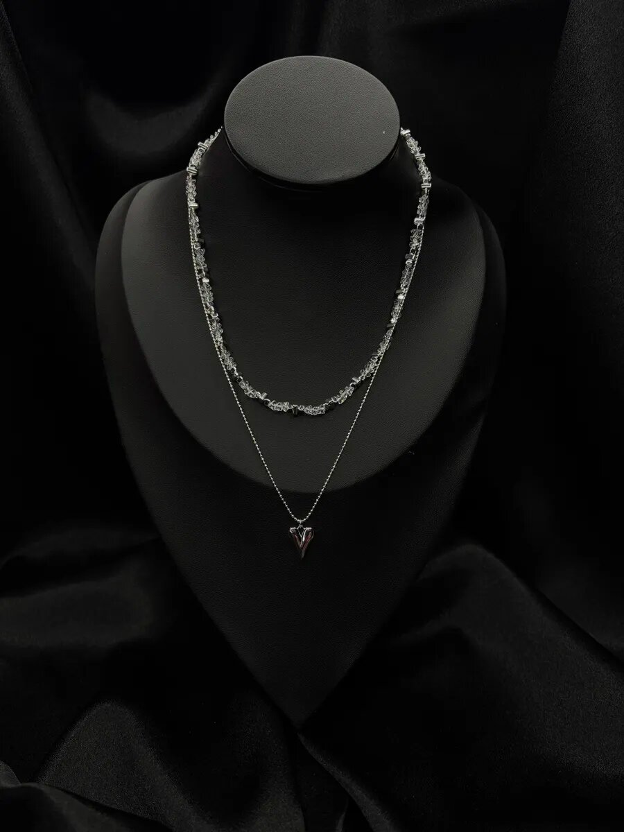 Колье, горный хрусталь