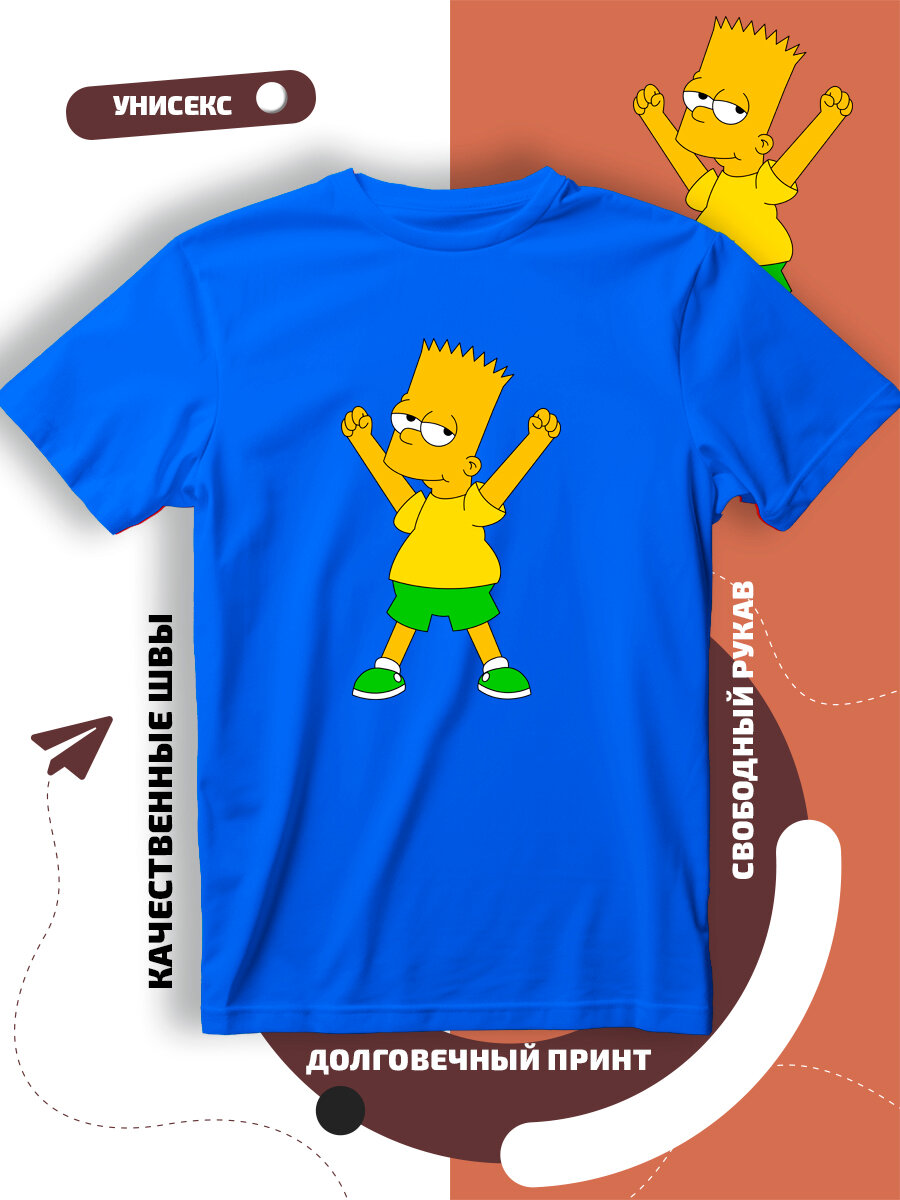 Футболка симпсоны bart барт