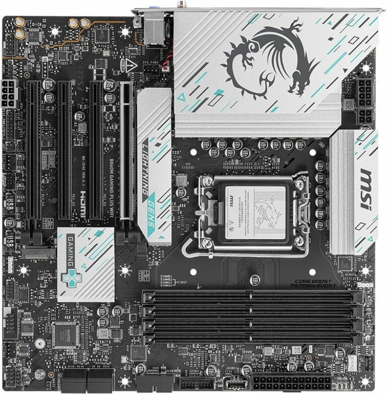 Материнская плата MSI B860M GAMING PLUS WIFI, Soc-1851, Intel B860, mATX