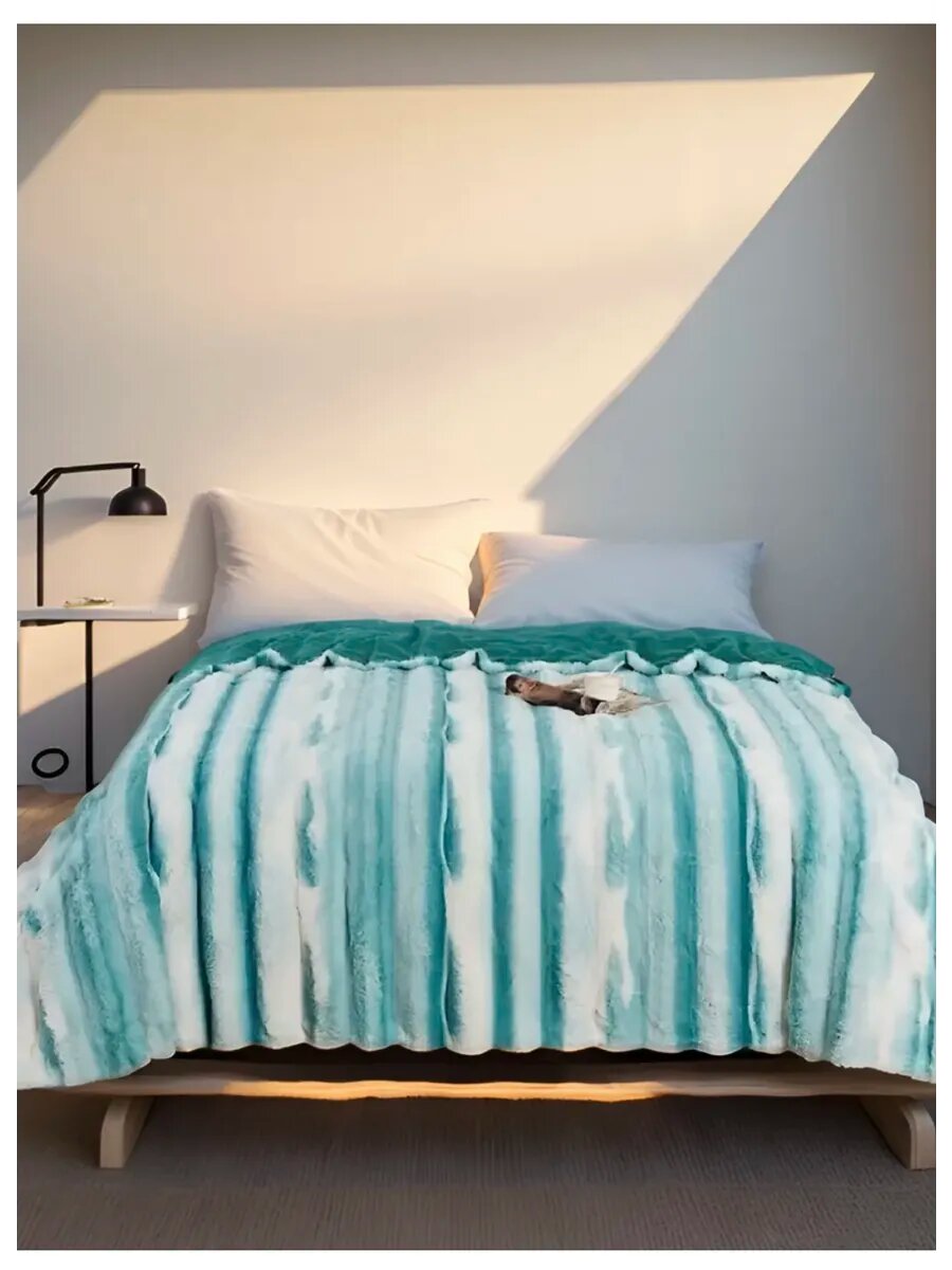 Подарочный плед 200х230 см на диван кровать