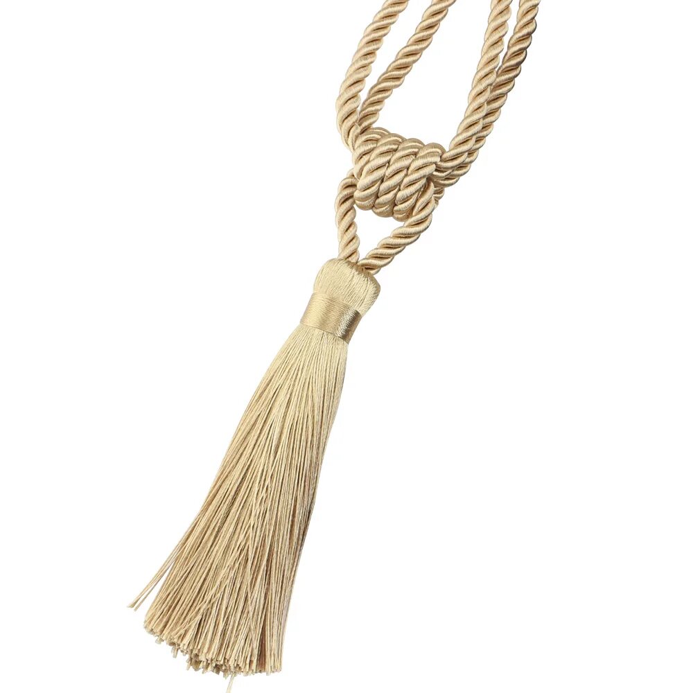 Занавес с кисточками BEL AVENIR, 1 шт, аксессуары для занавес ручной работы, золотой занавес с пряжкой, украшение для дома, окантовка для окна