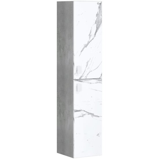 Пенал подвесной Onika марбл 30.10 мрамор/камень бетонный