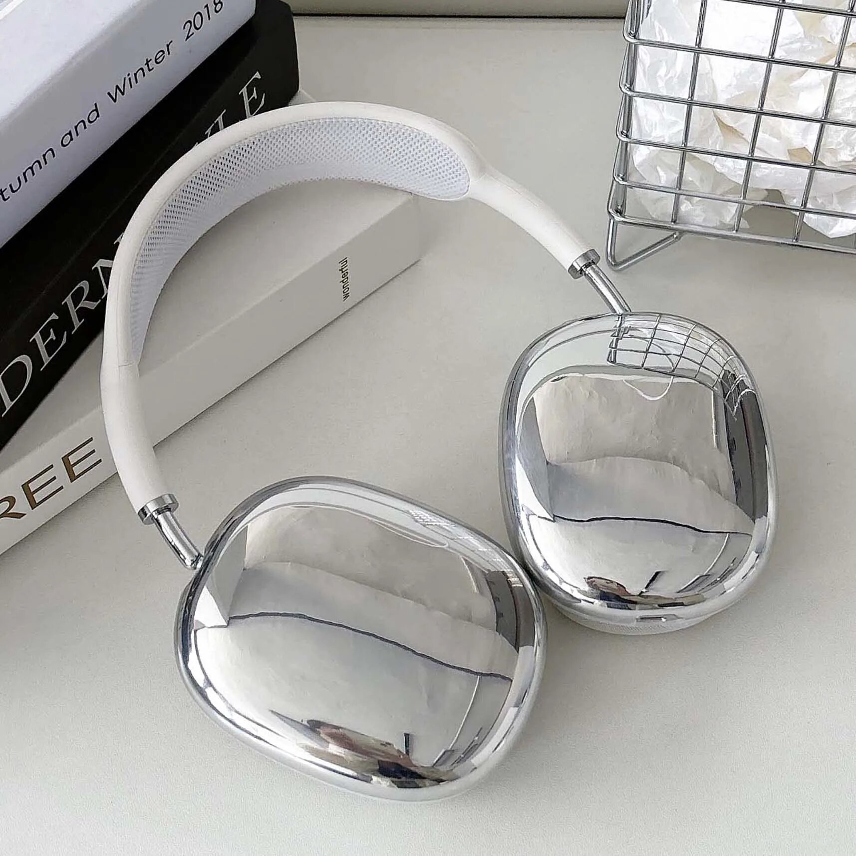 Чехол для наушников Jane серебристый