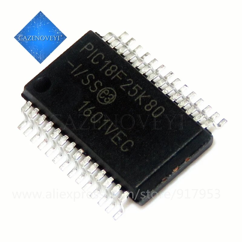 1pcs/lot PIC18F25K80 PIC18F25K80-I/SS SSOP28 In Stock