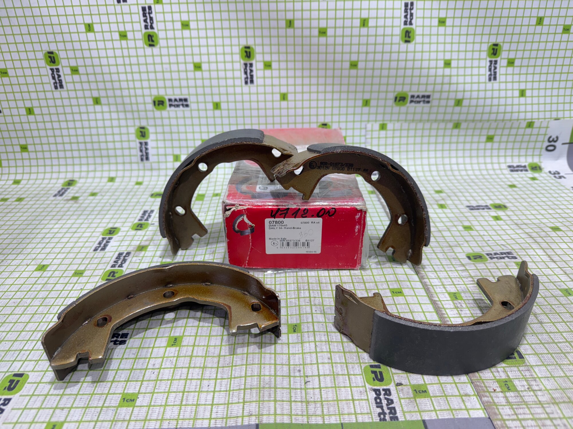 Колодки ручного тормоза к-кт для Iveco Daily