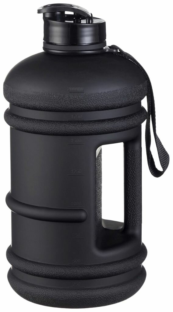 Бутылка спортивная для воды многоразовая "Мастер К", пластиковая с подвесом и поильником, бутылочка для напитков, 2.3 л