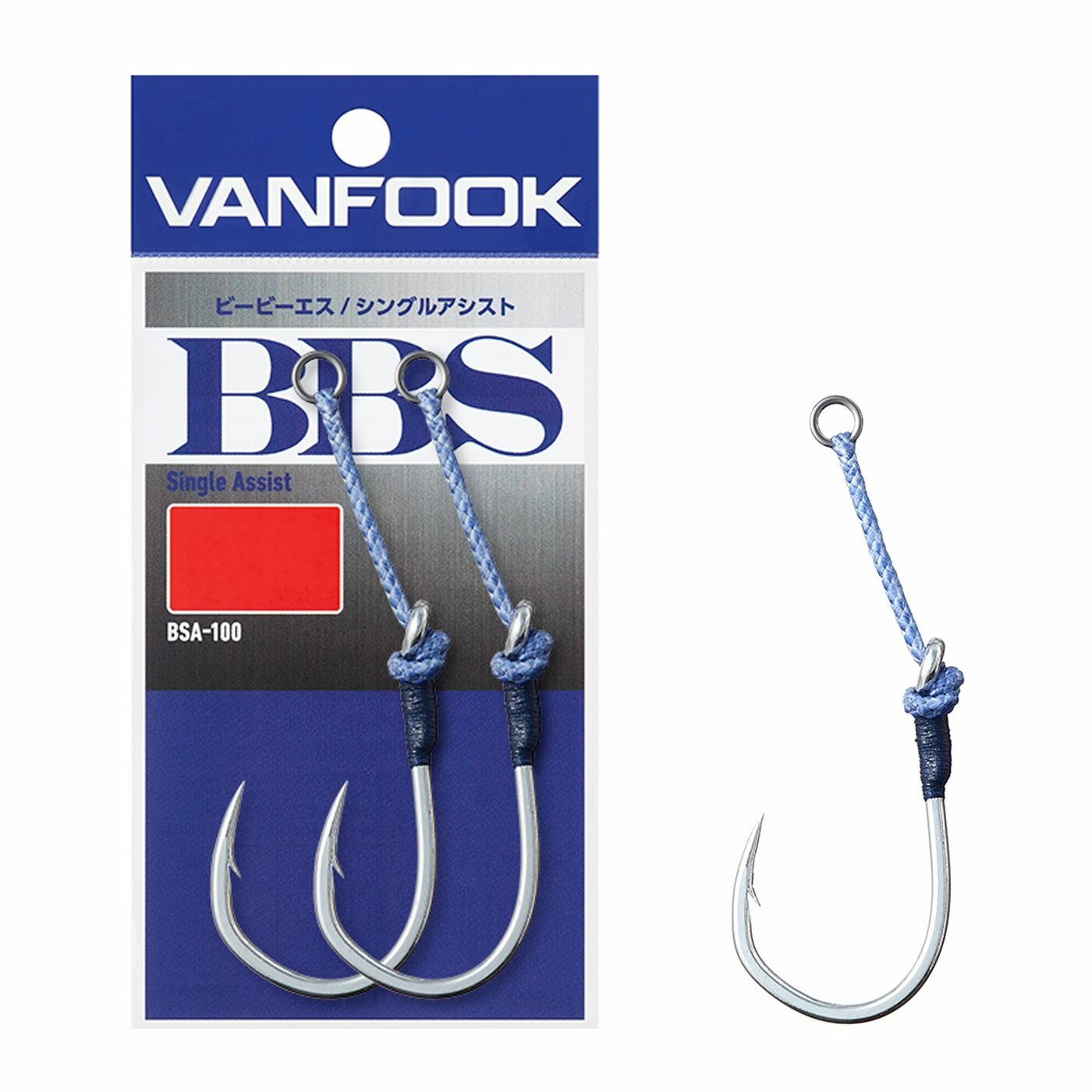 Крючки ассисты для рыбалки Vanfook BSA-100, Silver, размер #6/0