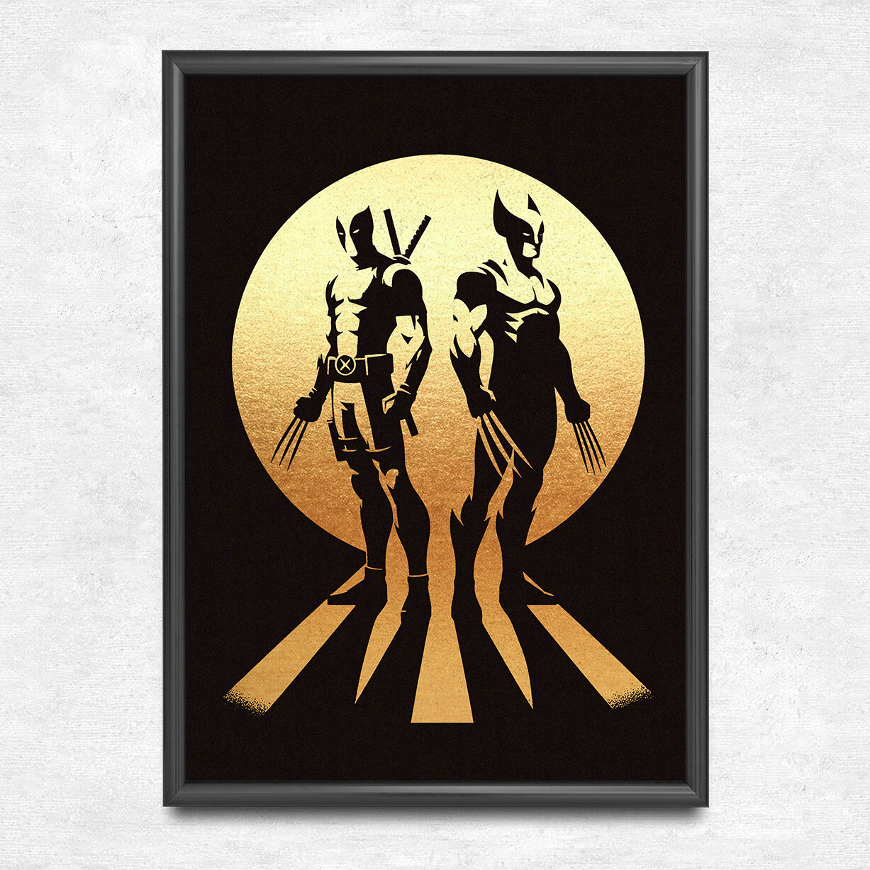 Постер Дедпул и Росомаха/ плакат для интерьера Deadpool. Марвел, Marvel, комиксы, фильмы, Дэдпул