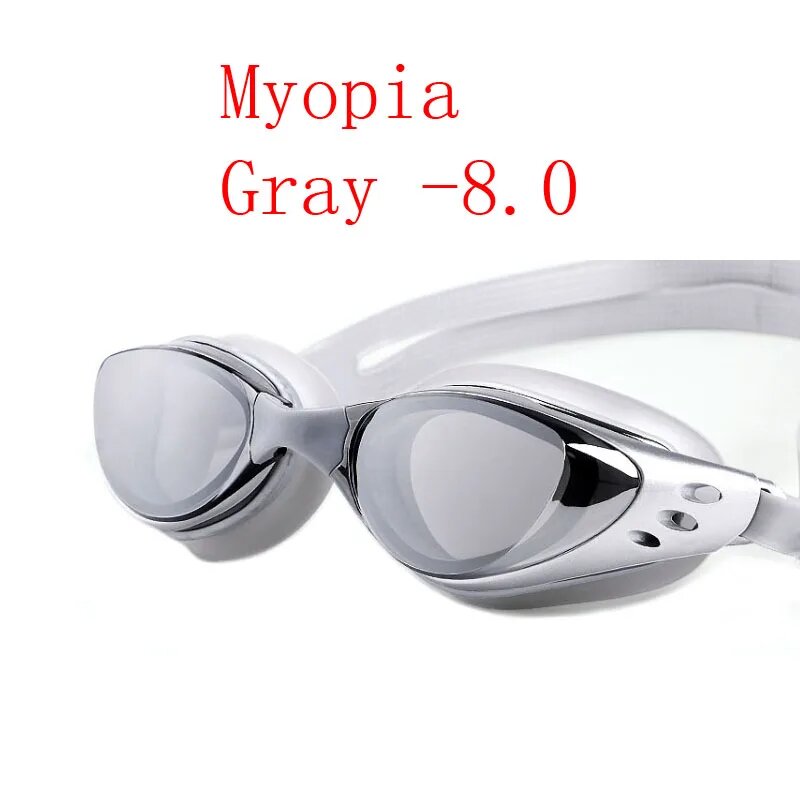 Противотуманные очки для плавания с диоптриями Myopia -8.0