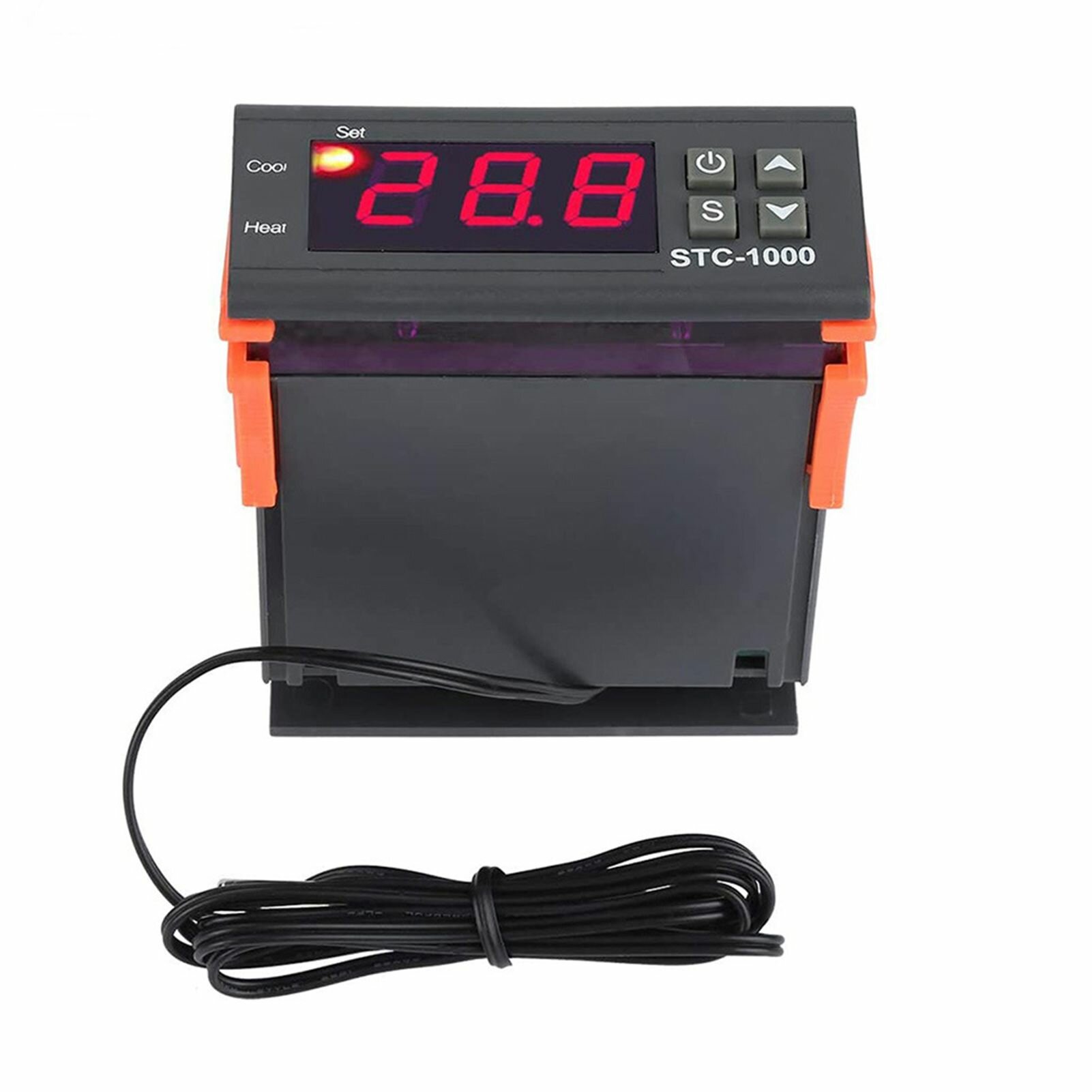 Цифровой термостат, микрокомпьютер, интеллектуальный контроллер температуры, переключатель 220 В для аквариума, машина для вылупления морепродуктов