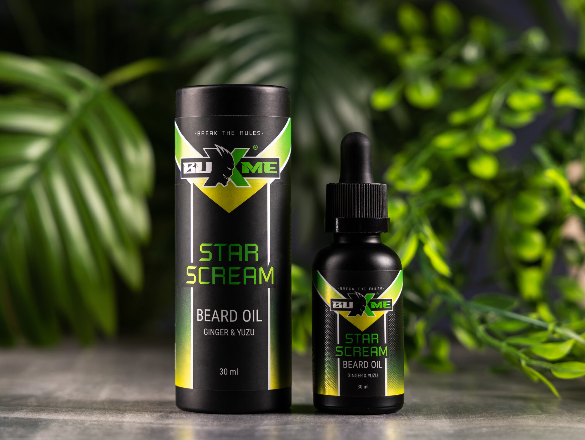 BUXME Масло для бороды и усов Звездный Крик/Star Scream, аромат имбирь-юзу, 30 мл