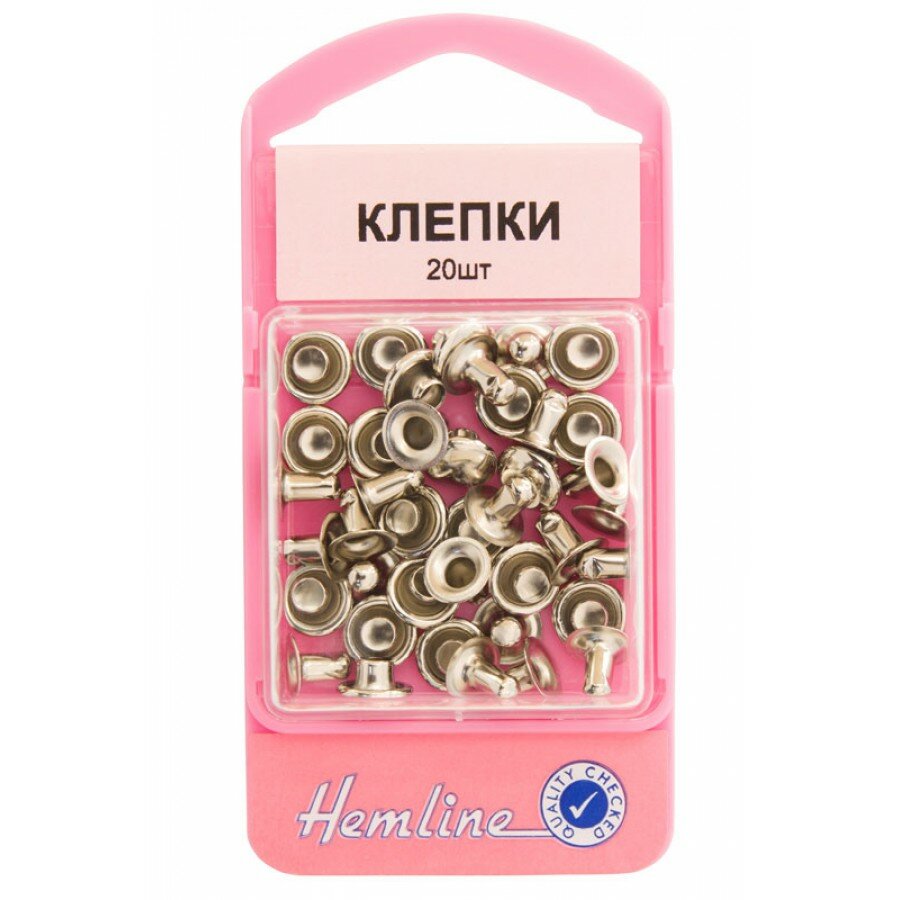 Набор клепок 7 мм, цвет никель никель 7 мм HEMLINE 467. N