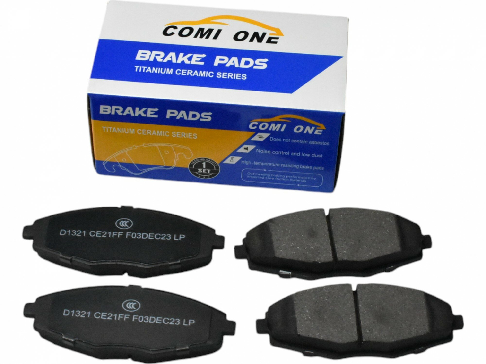 Колодки тормозные передние Comi One DAEWOO Matiz / Chevrolet Lanos