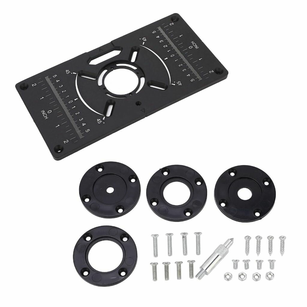 (1 набор) Черный алюминиевый сплав триммер флип-флоп