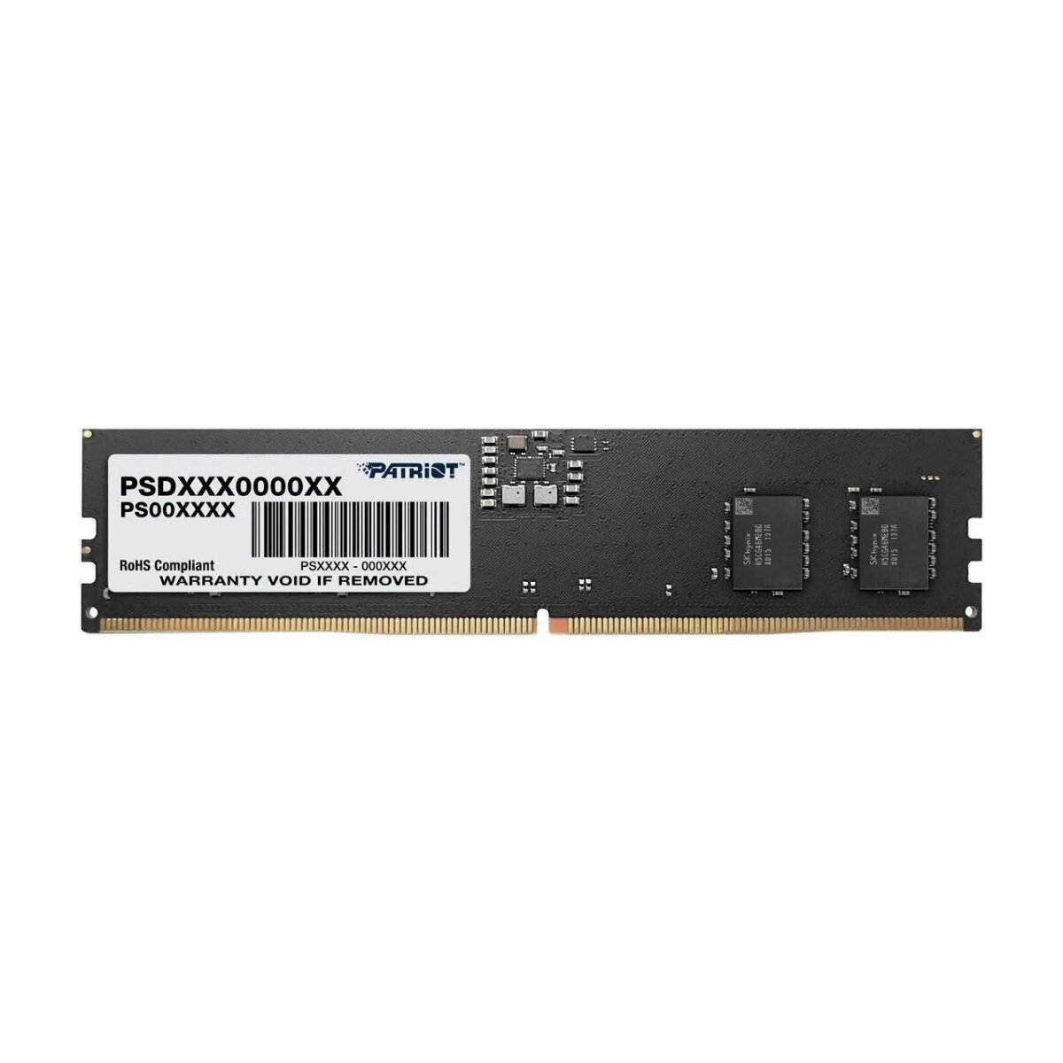 Оперативная память Patriot SL PSD58G520081 черный 8GB DDR5 UDIMM 5200MHz