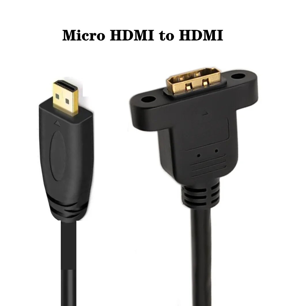 Liujyjc Micro HDMI-HDMI удлинитель кабель 0,3 м Micro HDMI- HDMI, 0.3m