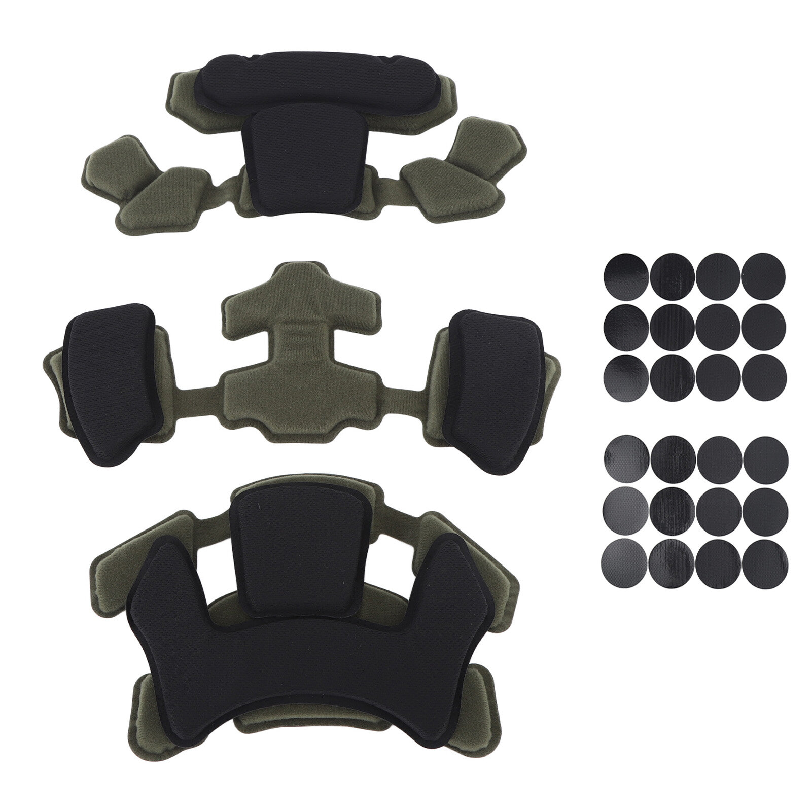 Подкладка для шлема Система подкладки для шлема Губчатая подушка Сменные подушечки из пенопласта Универсальная подкладка Набор внутренних защитных подушечек OD Green