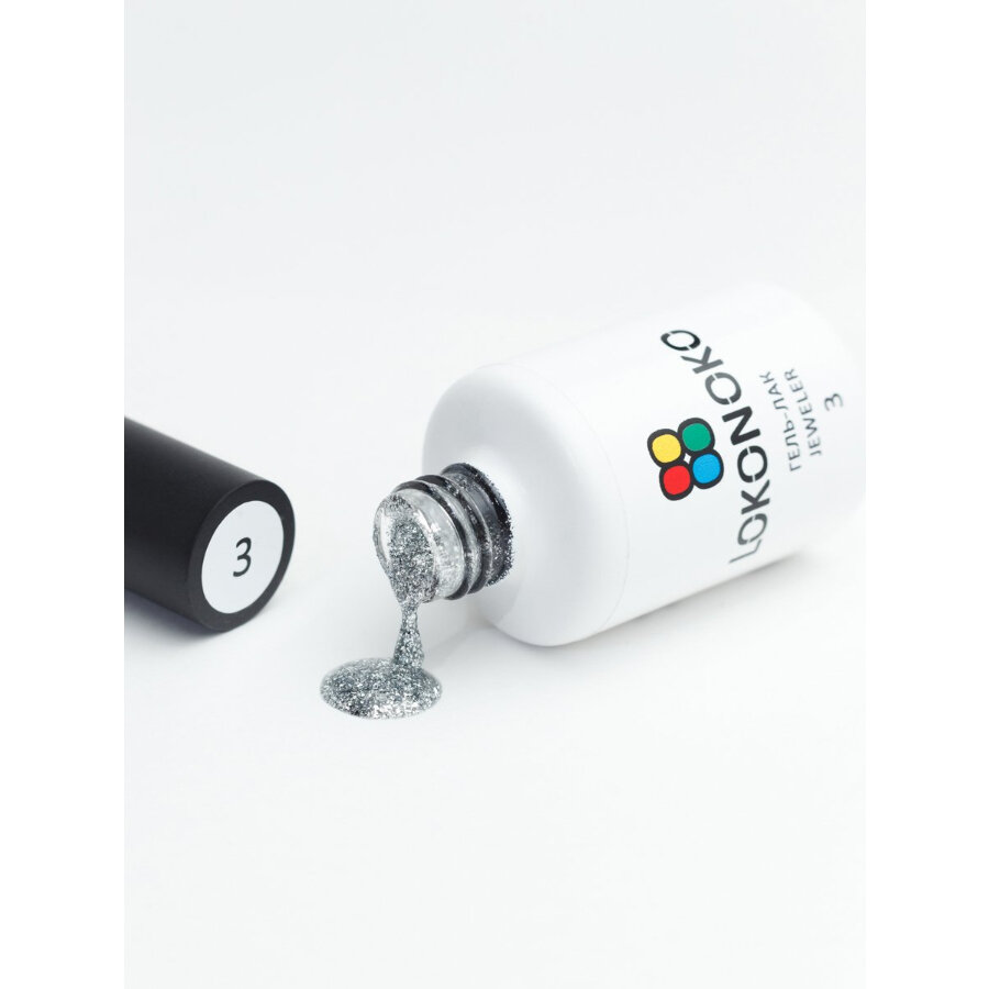 LOKONOKO, Гель-лак jeweler № 3, 8 мл