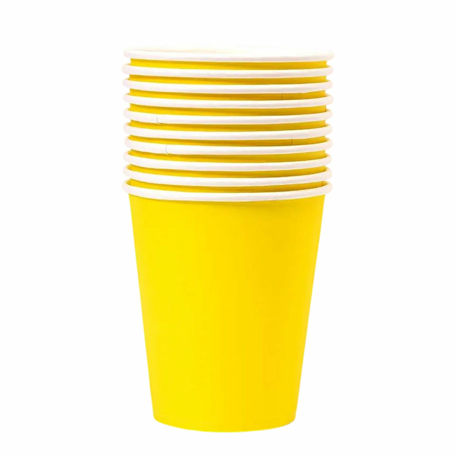 10 штук биоразлагаемых стаканчиков для кофе нежно-розового цвета