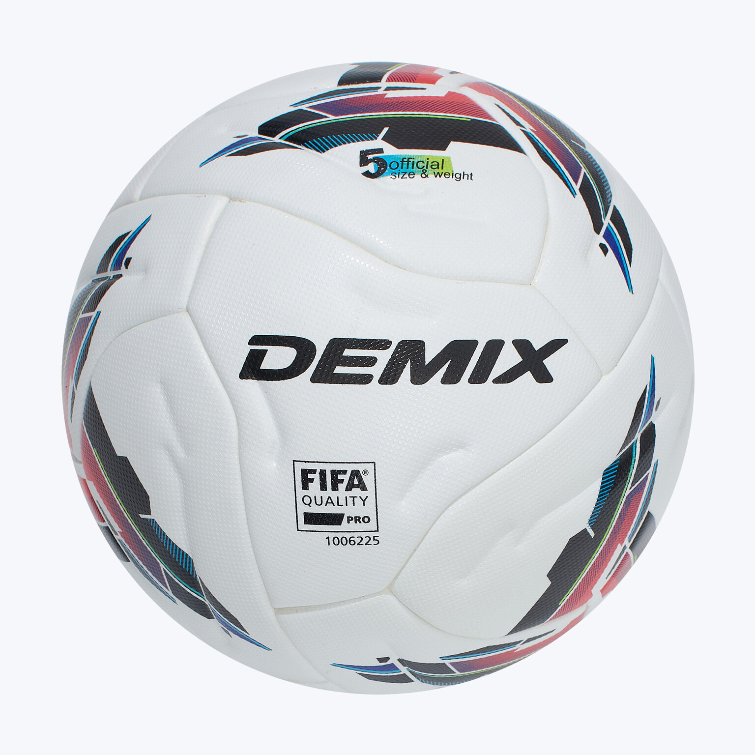 Футбольный мяч Demix Fifa Quality Pro Unique Panels 114512-00, размер 5, Белый