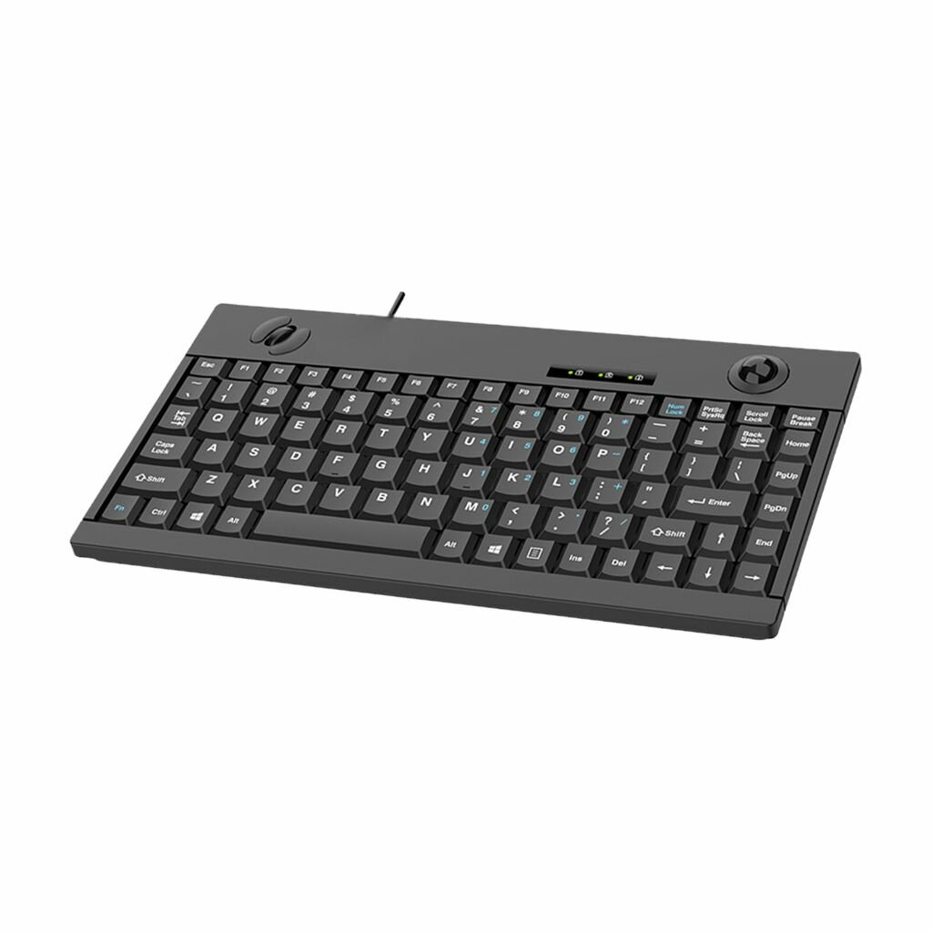 Полнофункциональные USB-клавиатуры 88 клавиш с трекболом, водонепроницаемые, тонкий профиль, совместимость с различными системами