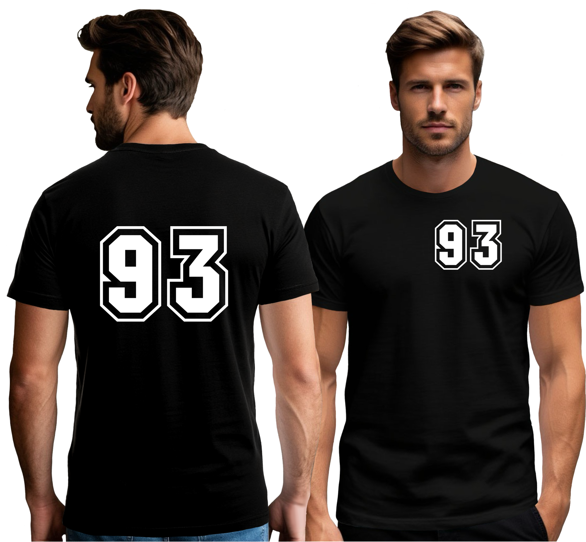 Футболка с номером 93