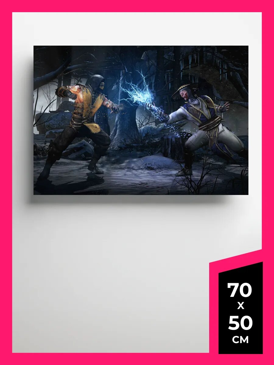 Постеры Мортал Комбат mortal kombat плакаты 28 A5070, матовая фотобумага премиум качества