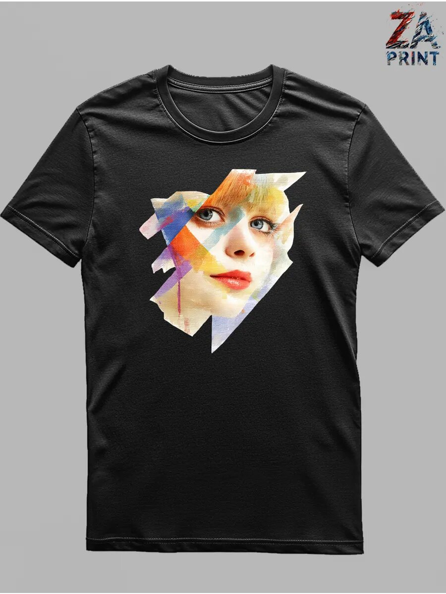 Футболка красивая девушка арт