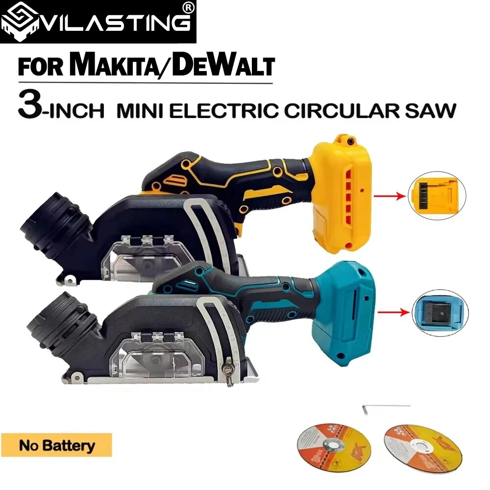 Беспроводная угловая шлифмашина VILASTING for Dewalt — фото 1