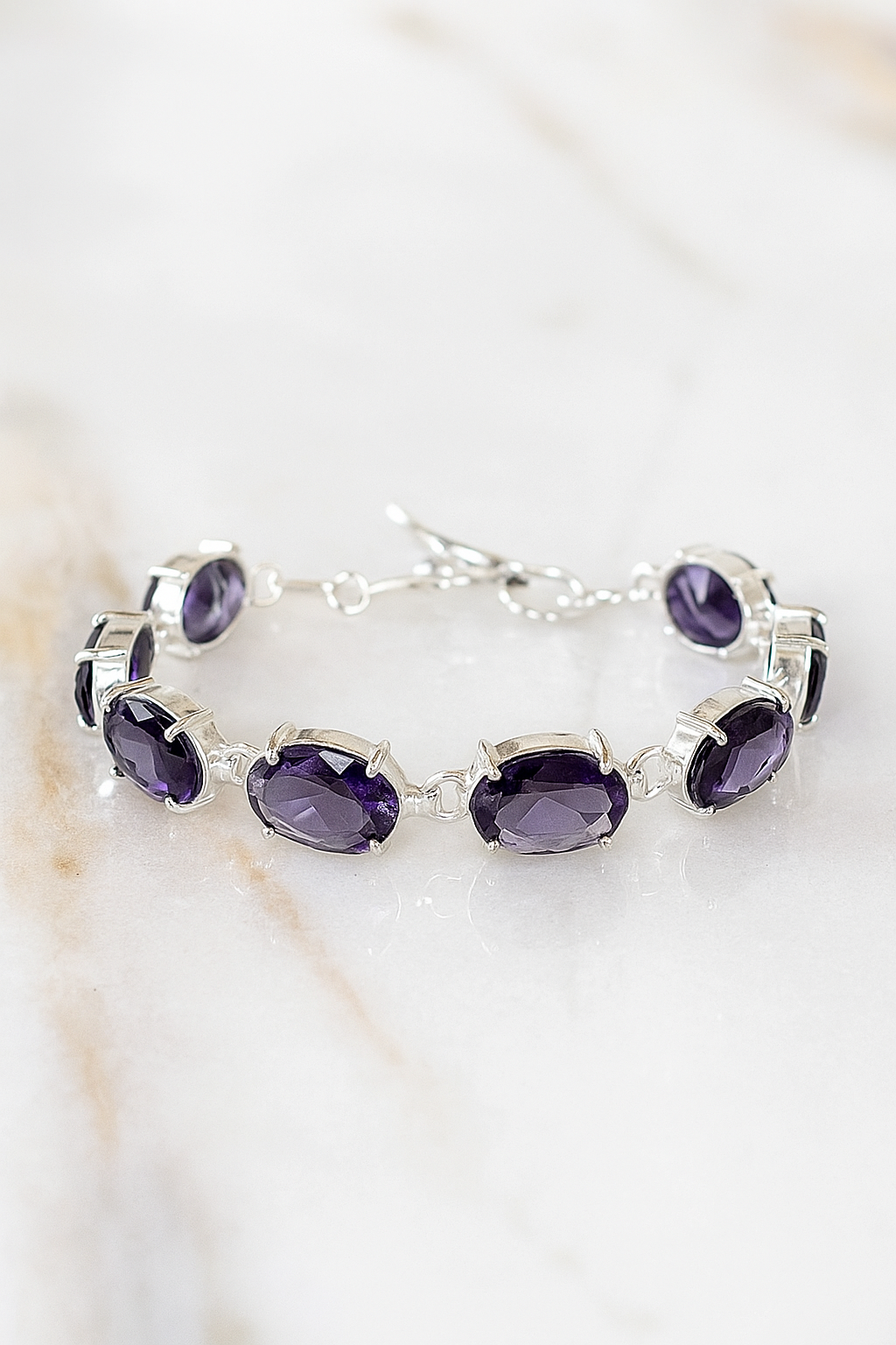 Браслет, аметист