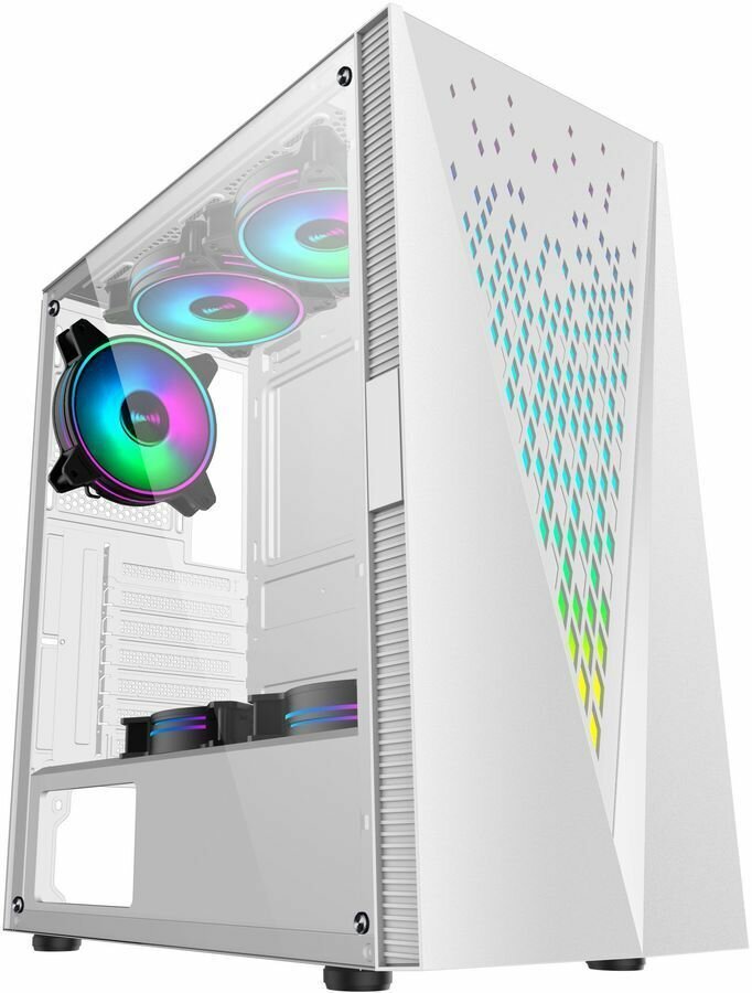 Компьютерный корпус FORMULA V-LINE 2055W (V-LINE 2055W) белый - Midi-Tower, Standard-ATX, USB 2.0, USB 3.0