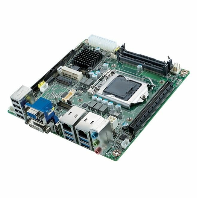 Материнская плата ADVANTECH AIMB-205G2-00A1E (AIMB-205G2-00A1E) - LGA 1151, Intel H110, 2хDDR4, 1хPCI-Ex16, 1хМ.2, Mini-ITX