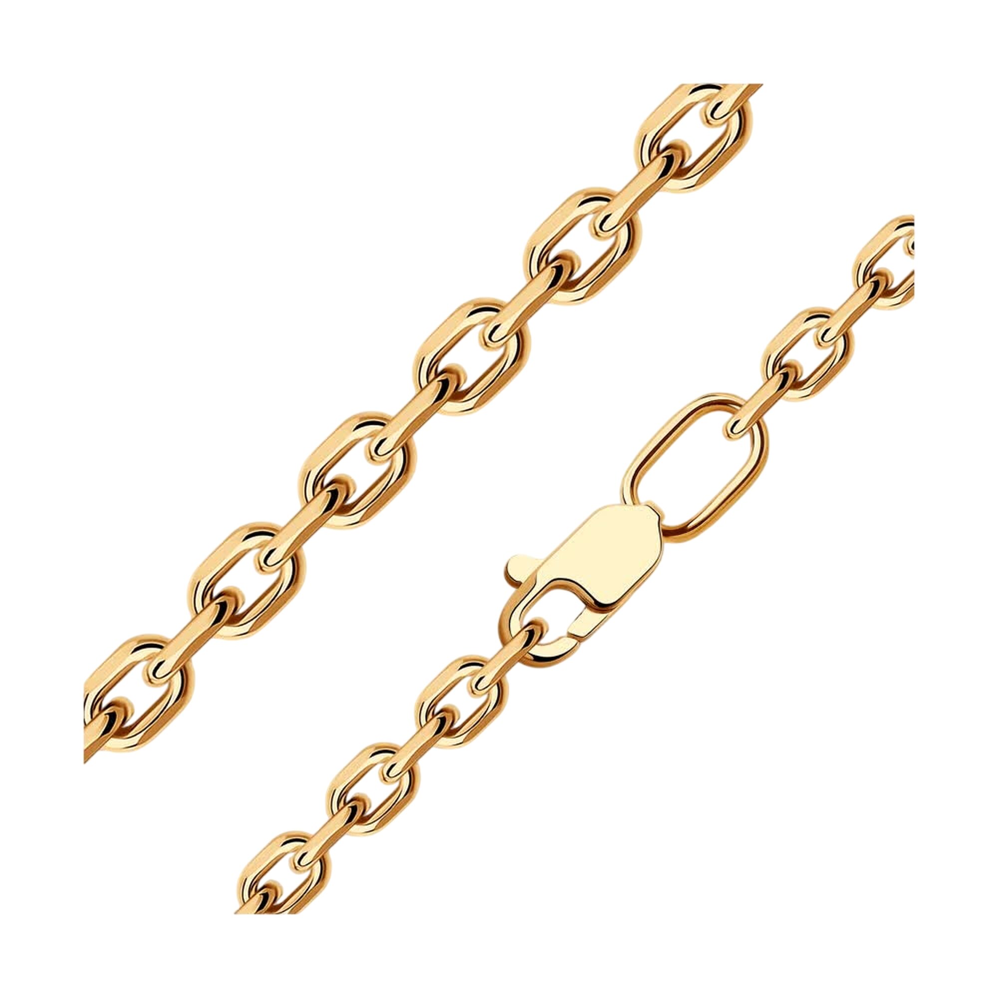 Цепь красное золото, 585 проба