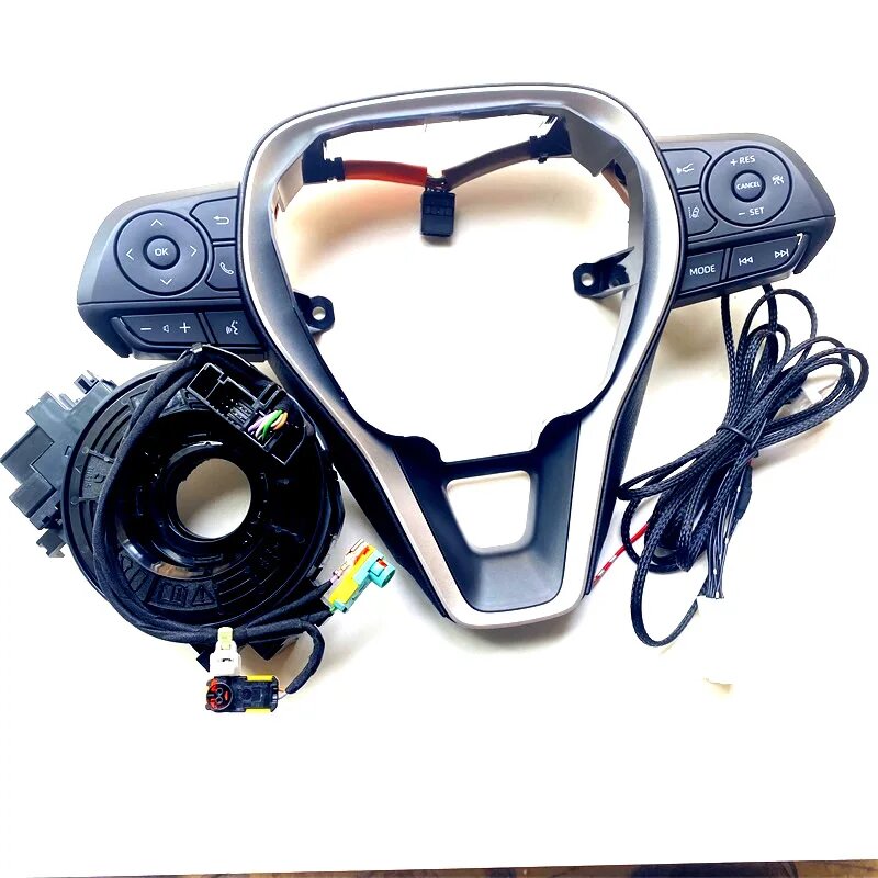 Для Toyota Corolla Levin RAV4 2019-2022 автоматический многофункциональный руль, кнопка круиз-контроля, переключатель переключения рулевого управления, A set of black