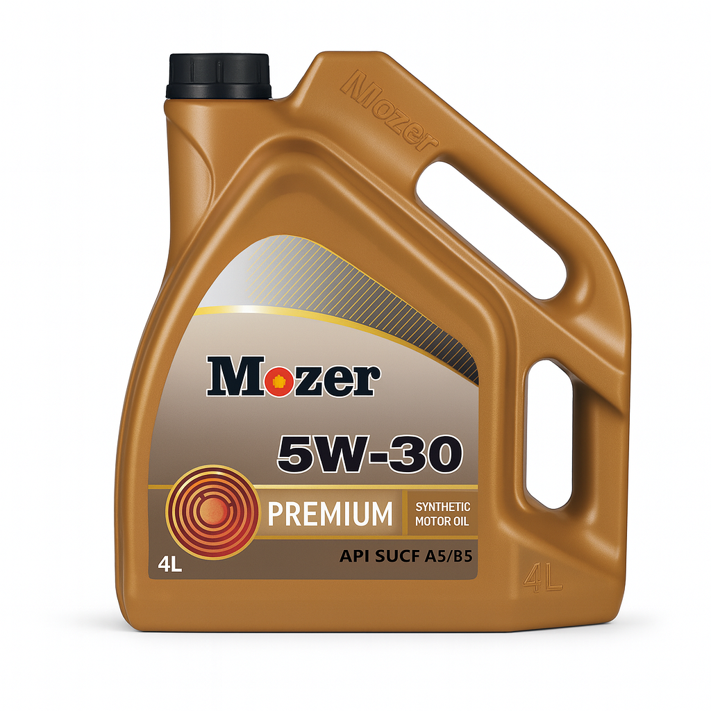 Масло моторное mozer premium 5w30 a5/b5 синтетическое 4 л