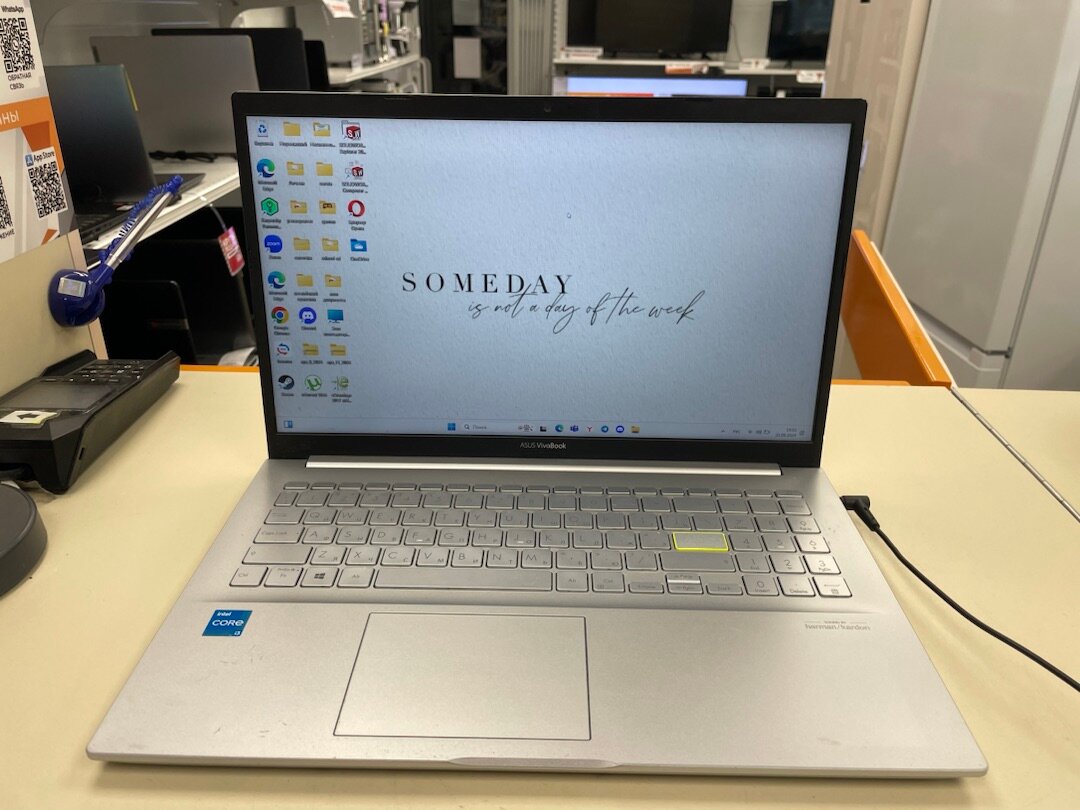 Ноутбук ASUS VivoBook A513EA-BQ1617; I3-1115G4, Intel UHD Graphics G4, 8 Гб, 512 Гб, Нет, (Б/У), уценка