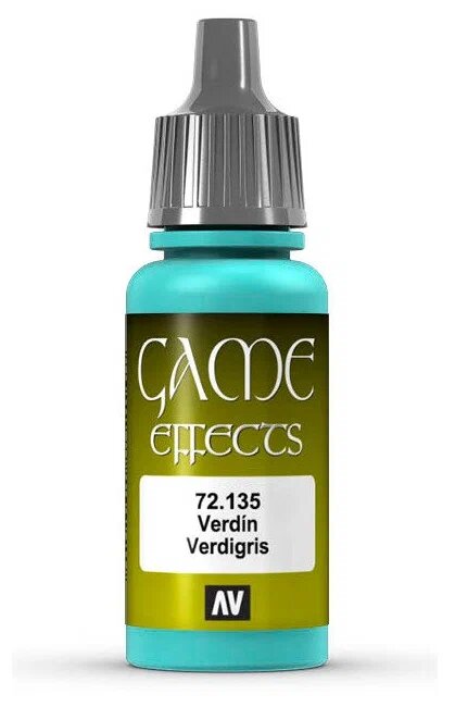 Краска Vallejo Game Color Effects Verdigris, для варгейма, 17 мл