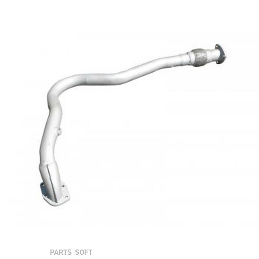 Труба приемная ваз-2123 (2009 -ampgt) фланец 3 отверстия от официального дистрибьютора, FOBOS, артикул 7659