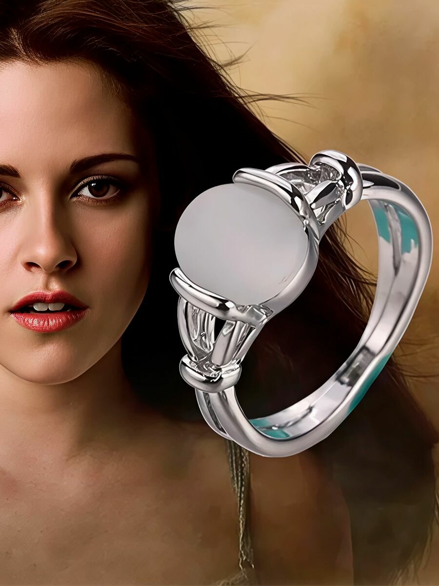 Кольцо, лунный камень