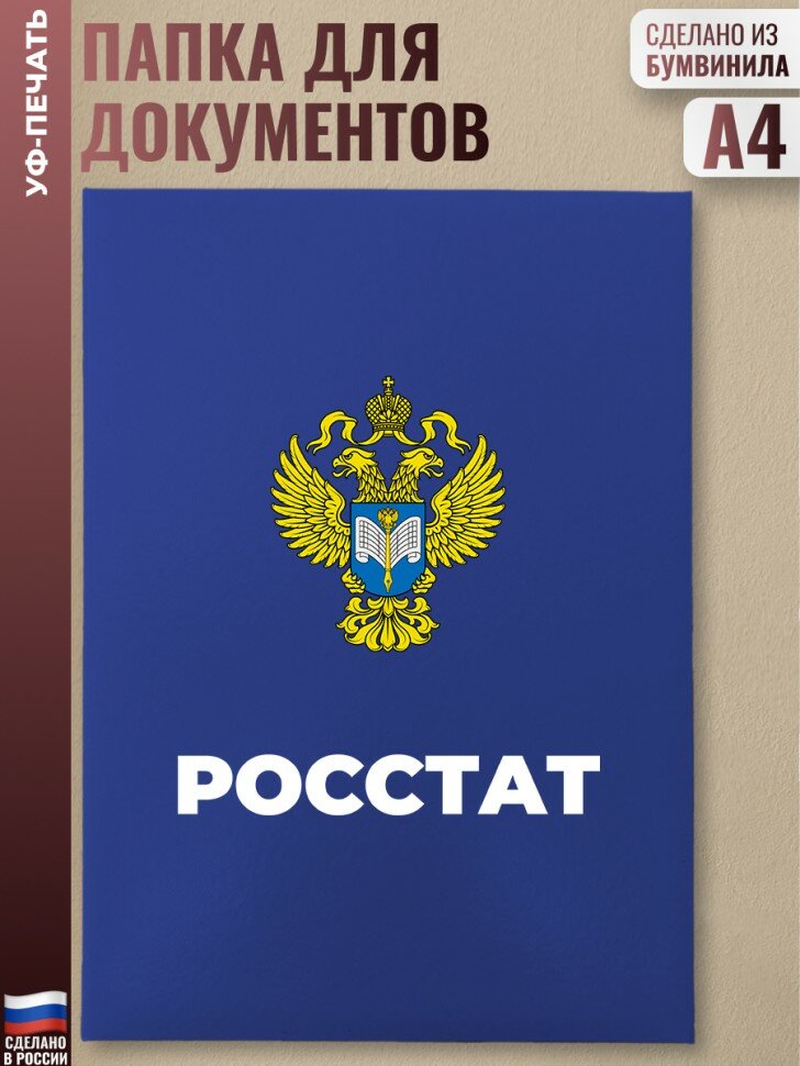 Адресная папка "Росстат" синяя
