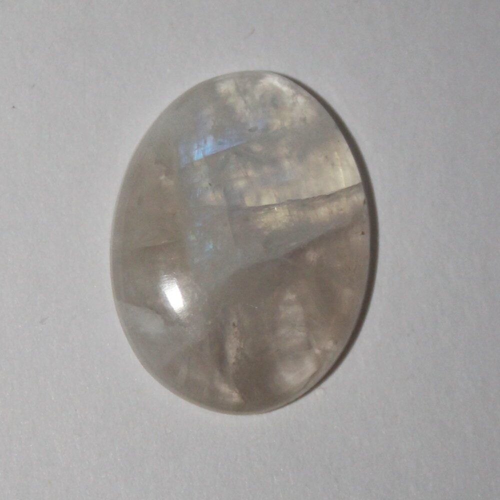 Коллекционный кабошон лунный камень,18х14х3 мм, Шри-Ланка, «True Stones»