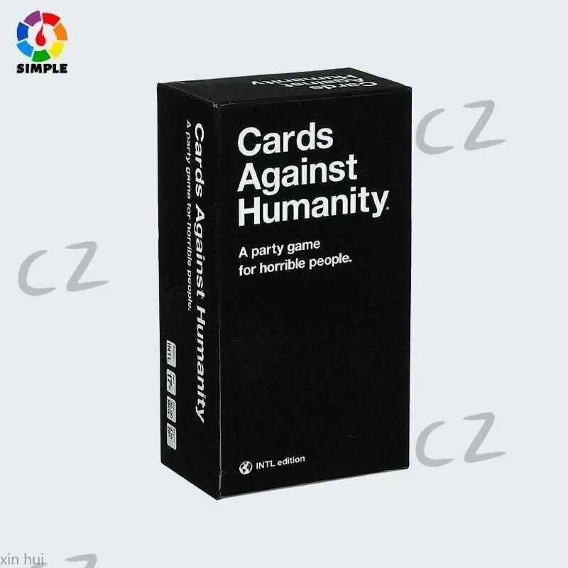 В международной версии анти-человеческой карты 2.4 600 карточек с полным основанием для игры в настольные игры