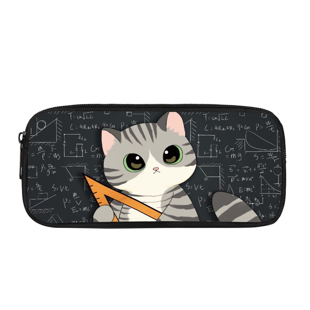 Пенал Independent Station Shark YSFL0340K-1, мужской, большой, цельный, прямой от фабрики