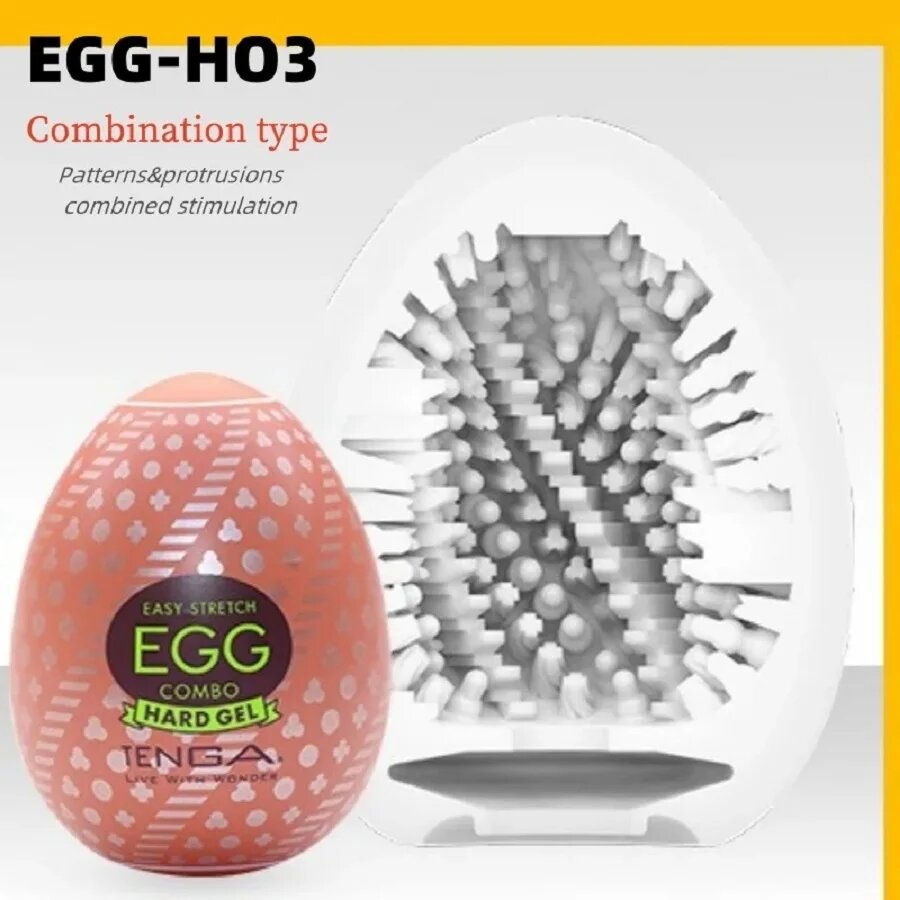TENGA EGG Мужской карманный мастурбатор для киски, портативный стимулирующий массажер для EGG-H03