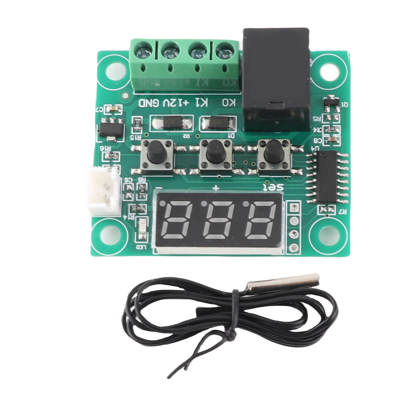 Термостатный модуль, светодиодный индикатор -50-110℃, высокоточный регулятор температуры, реле 10А для бытовой техники и автоматизированного оборудования.