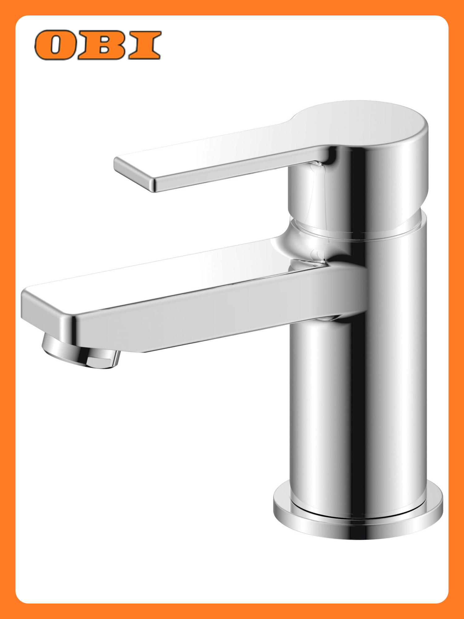 Смеситель для раковины ARGO TITAN 35-04, хромовое матовое покрытие