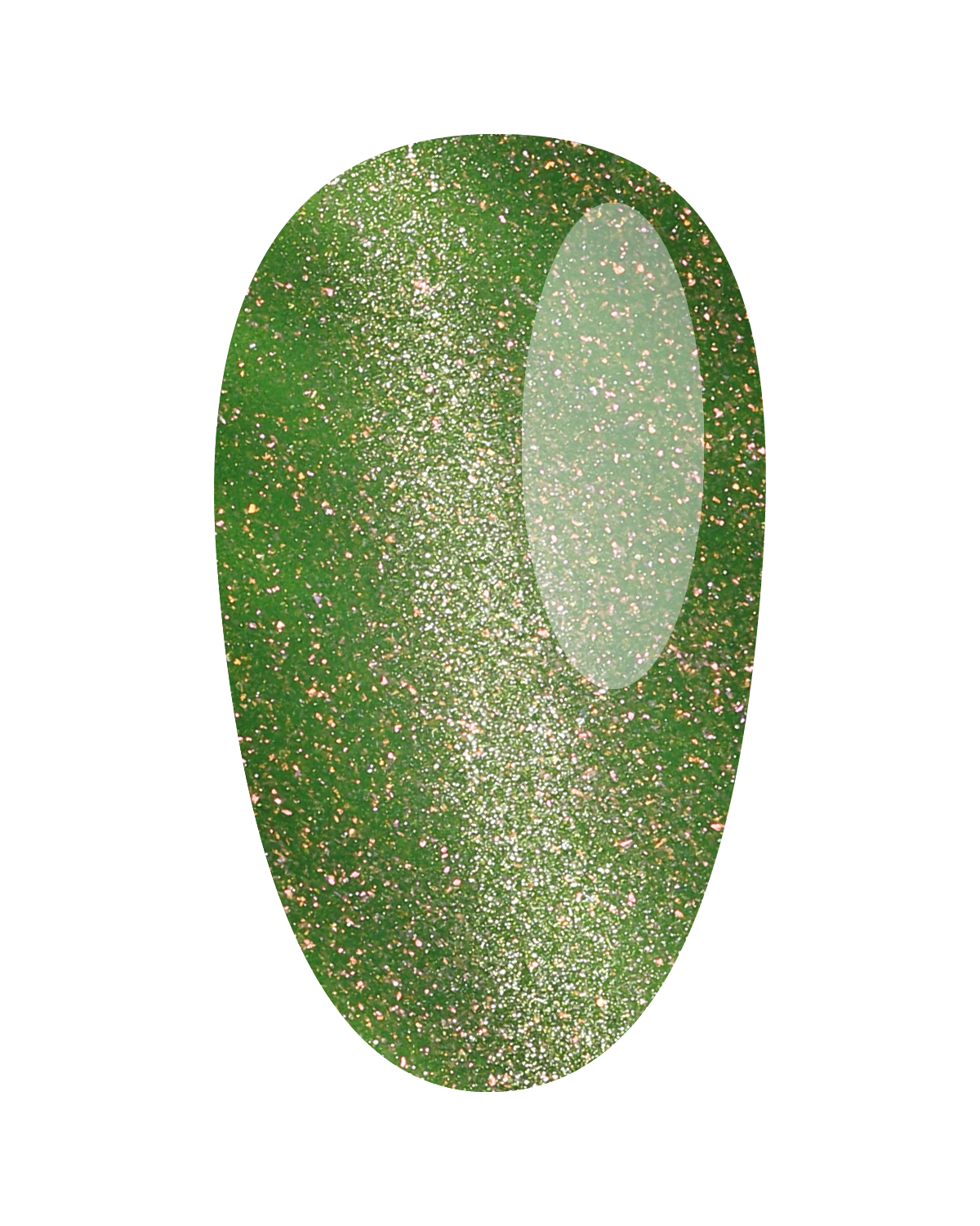 Гель-лак EMI для ногтей, E.MiLac Green Сat Eye №437, 9 мл