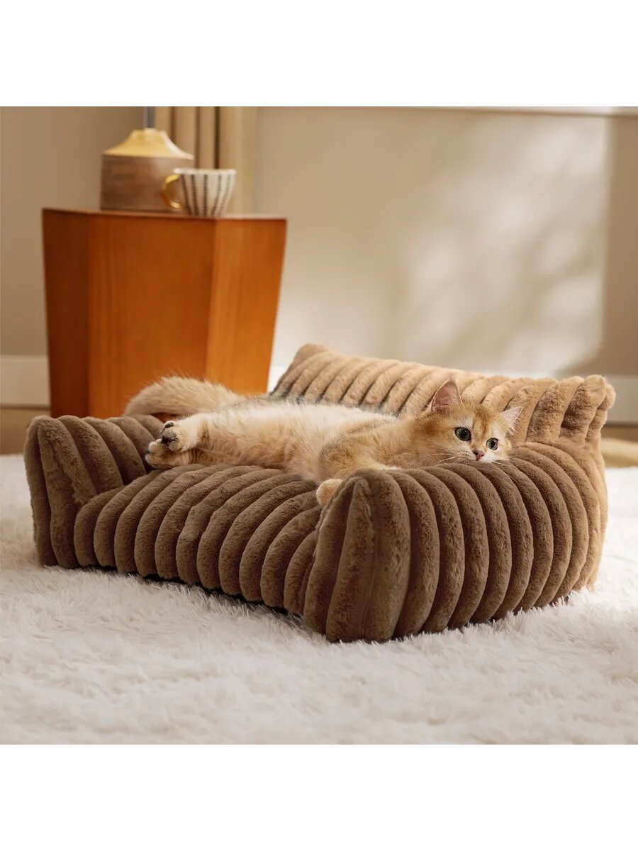 Диван-кровать для кошек, милая кровать для маленьких, L