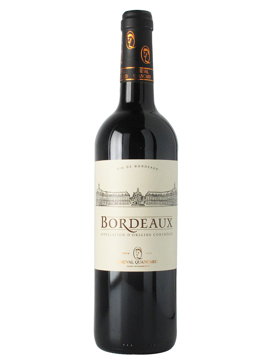 Вино Cheval Quancard Bordeaux, красное, сухое, 0,75 л, Франция