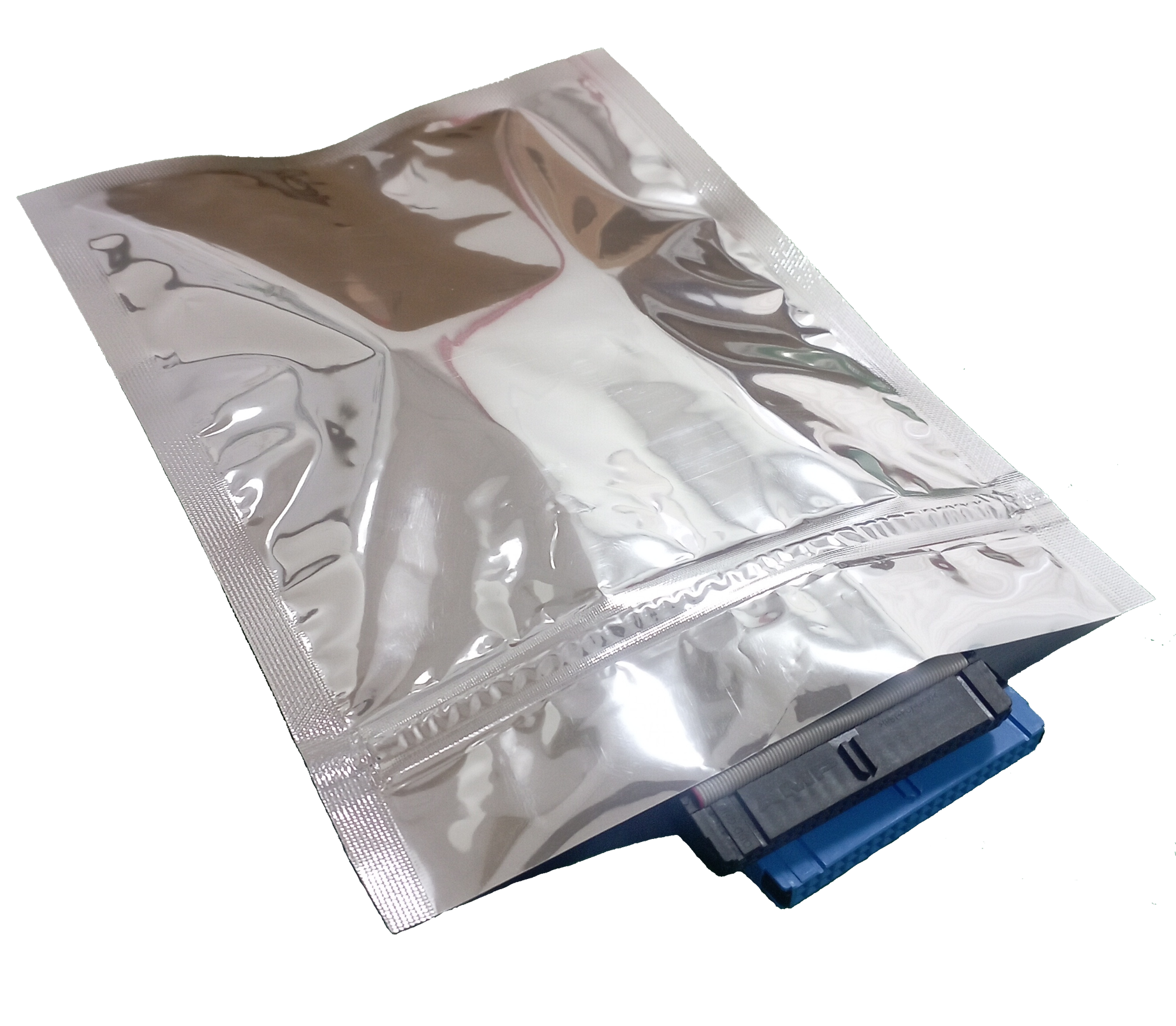 Антистатические пакеты Аллена, серебристые, металлизированная плёнка, 76x127 мм с застежкой zip-lock